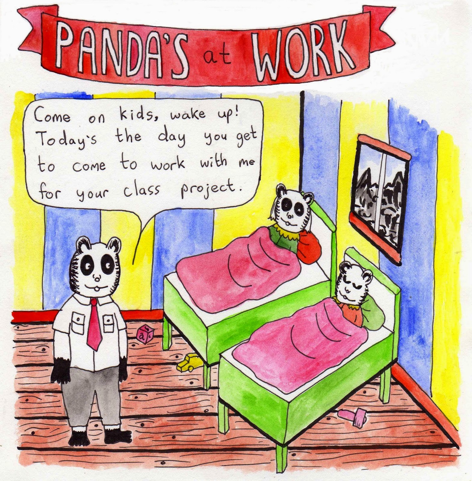 Rob Jackson's Comics Blog: 'Pandas at Work'