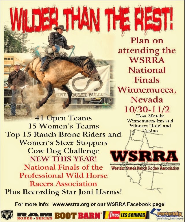 Western States Ranch Rodeo Association: WSRRA Finals Poster