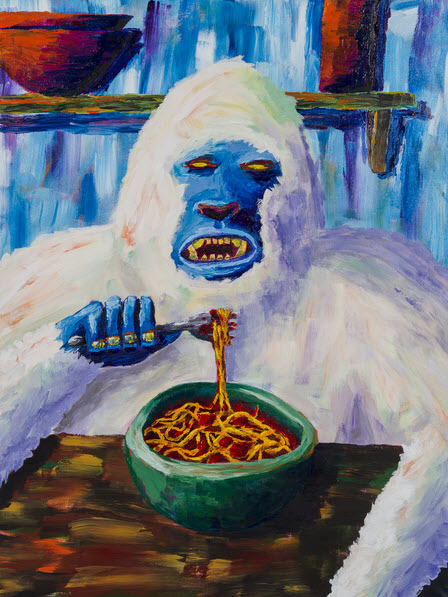 I Loved the Yeti: Yeti Eats Spaghetti (Happy National Spaghetti Day!)