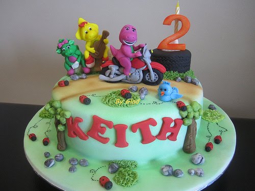 Glad's passion: Barney riding a Bike