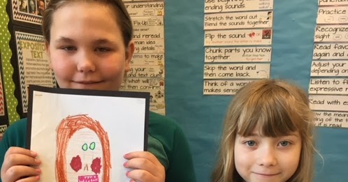 Third Grade's a Charm: Similes & Metaphors Self-Portraits