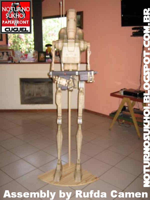 Noturno Sukhoi: Star Wars OOM-séries / B1 Battle Droids _ Papercraft