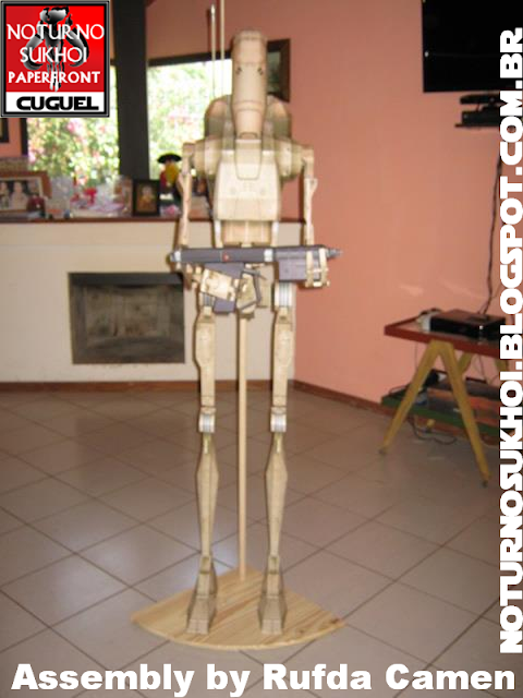 Noturno Sukhoi: Star Wars OOM-séries / B1 Battle Droids _ Papercraft