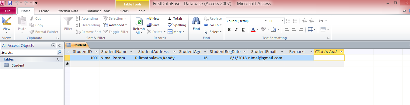 MS Excel,MS Access,Google Sheet: MS Access for Beginners