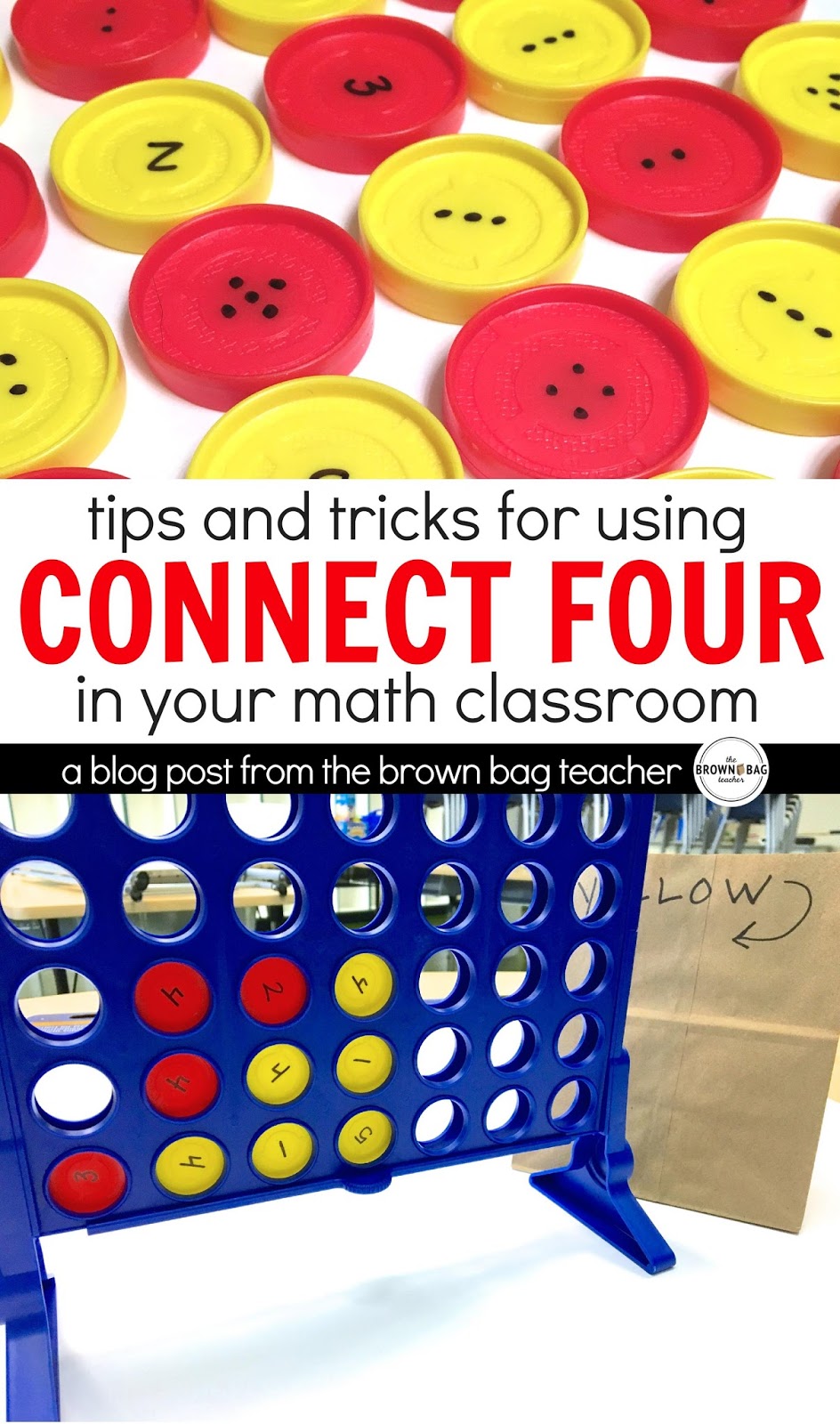 Connect 4 as a Math Center | The Brown-Bag Teacher | Bloglovin’
