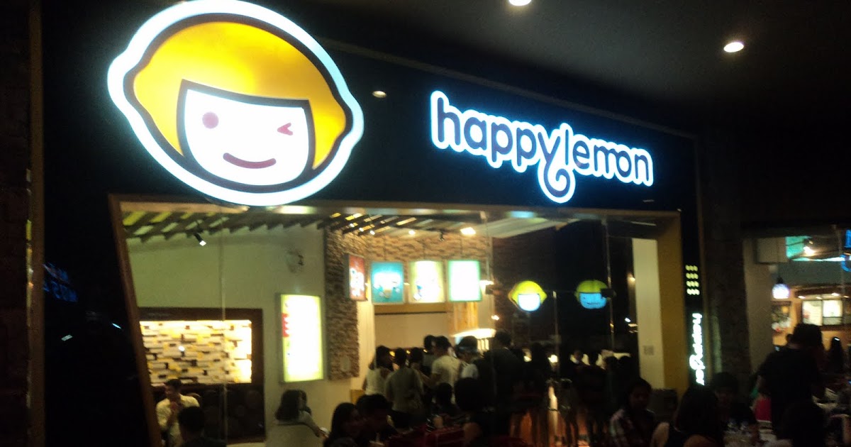 Happy Lemon: Lemon and Milk Tea Unique Variations at Promenade | Tsinoy ...
