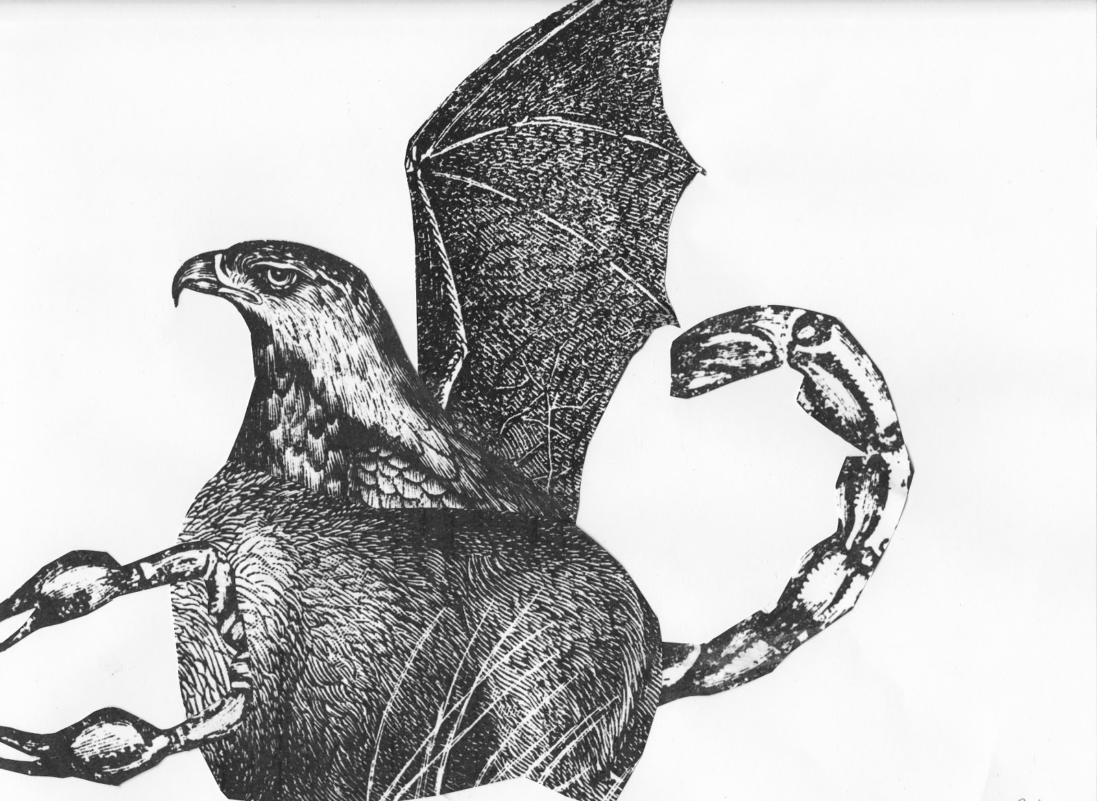 Voilà Art Room: Mythical Creatures Collage