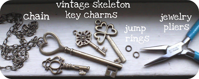 jessicaNdesigns: DIY Vintage Skeleton Key Necklace