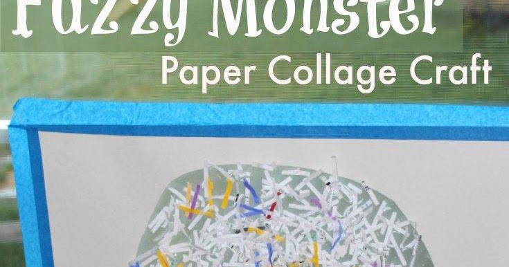 Fuzzy Monster Activity for Preschoolers | Sunny Day Family