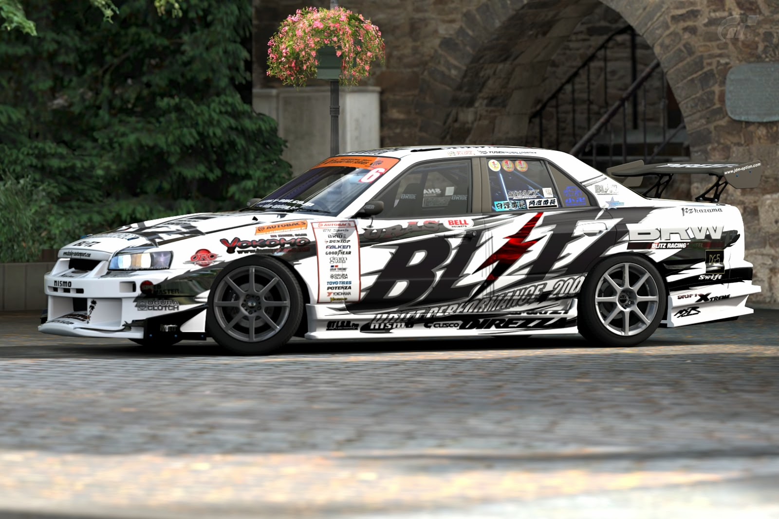 Gran Turismo Photo Dump: GT5 2007 Blitz Dunlop ER34 Skyline