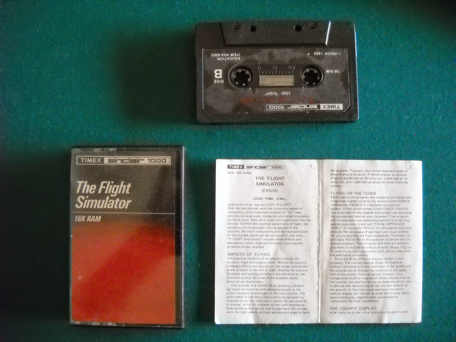 ZX SPECTRUM 48: Jogos TIMEX SINCLAIR 1000