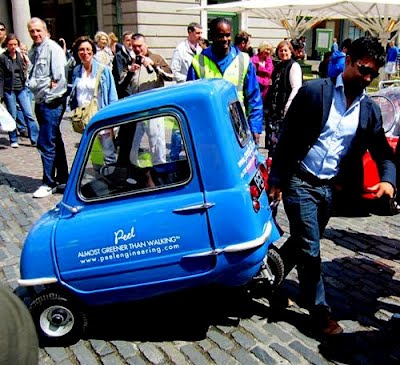 The Flying Tortoise: The World's Smallest Car On The Road Again...