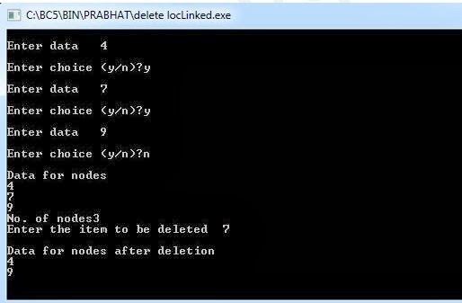 WAP to delete a node from a given location in linked list | Write A Program WAP to delete a node from a given location in linked list | Write A Program