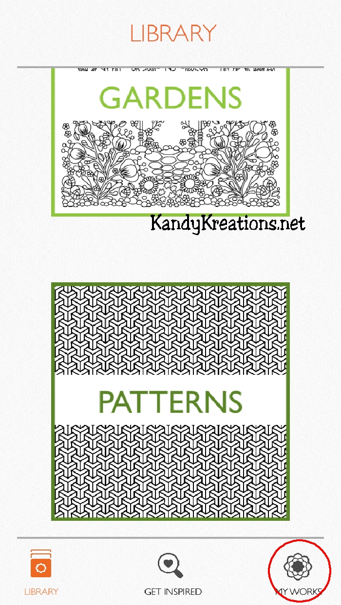 DIY Colorfy Adult Coloring Page Note Cards