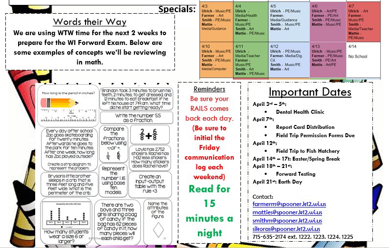 Mrs. Smith's classroom blog: This Week's News