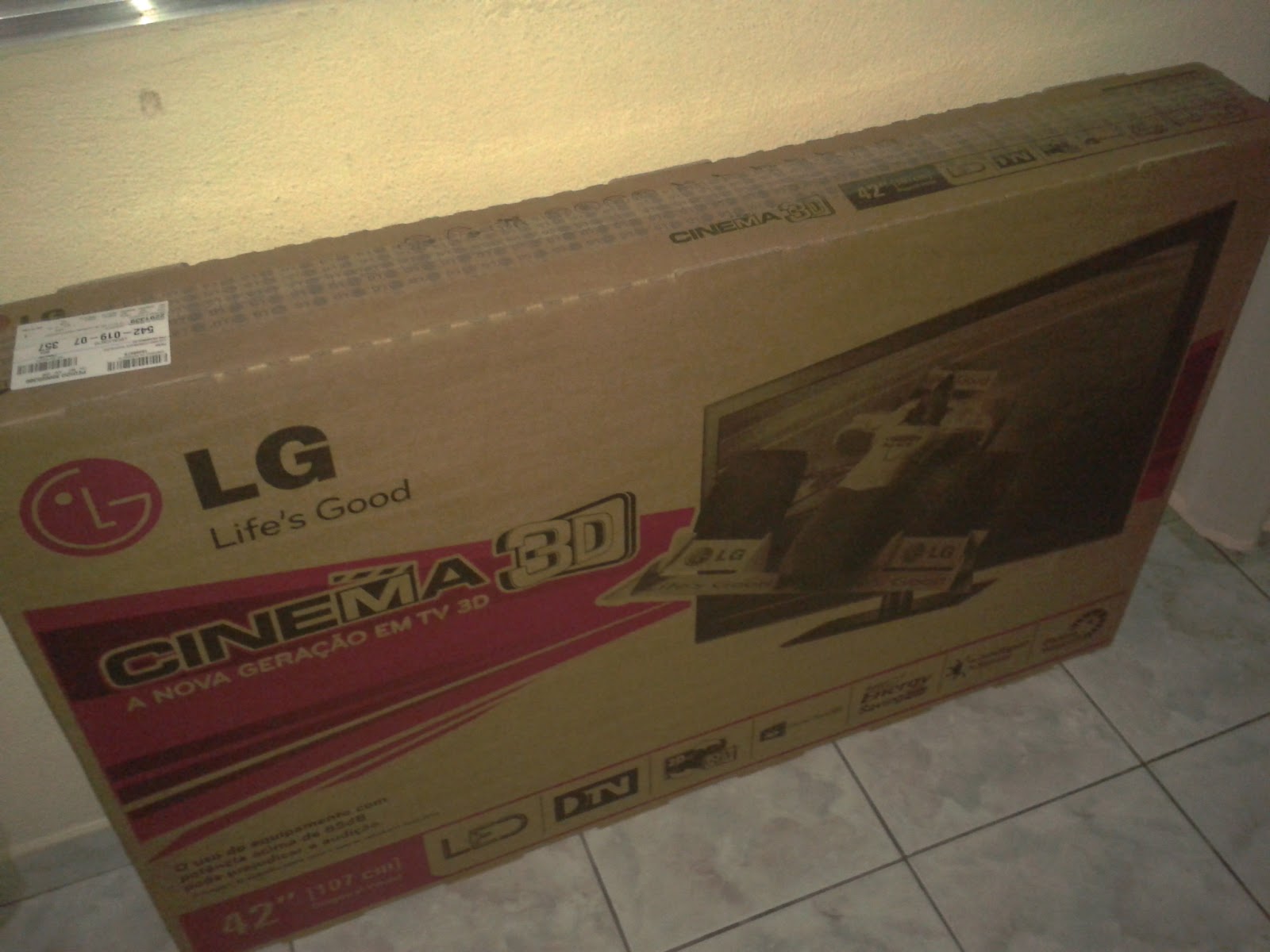 Mídia Prateada: Review: Tv LG 42LM3400 - LED 3D