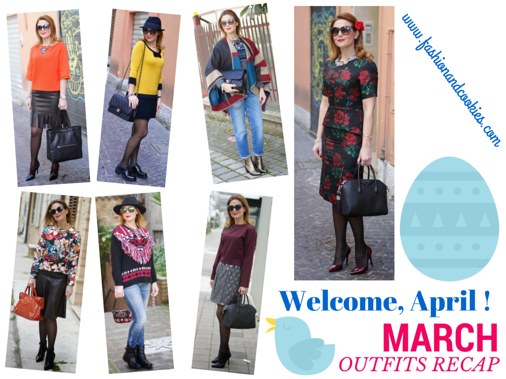 Welcome, april ! Fashion blogger style recap | Fashion and Cookies ...