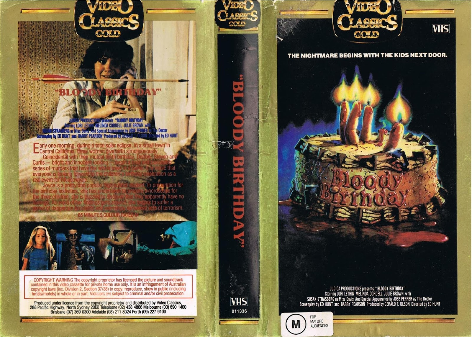 Australian VHS Covers: Video Classics Gold Collection