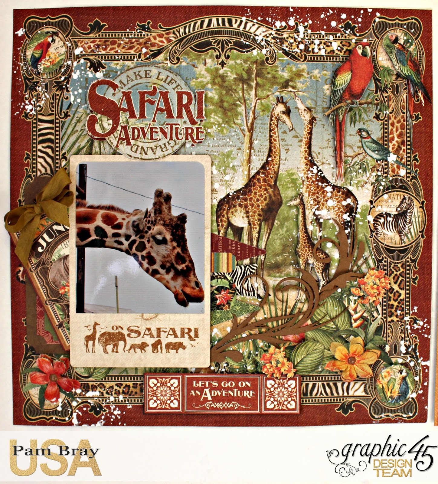 Pam Bray Designs: A Girl with Flair: How To Create a Double Page Layout ...