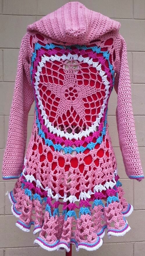 SunShine Designs Crochet: Star circle jacket