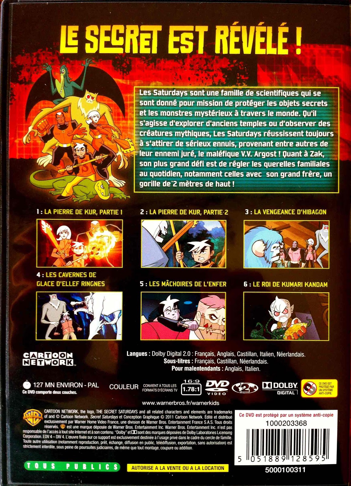 Magic Doudou Club: DVD Collection : The Secret Saturdays