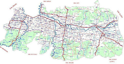 INFO GROBOGAN : Peta Kab. Grobogan