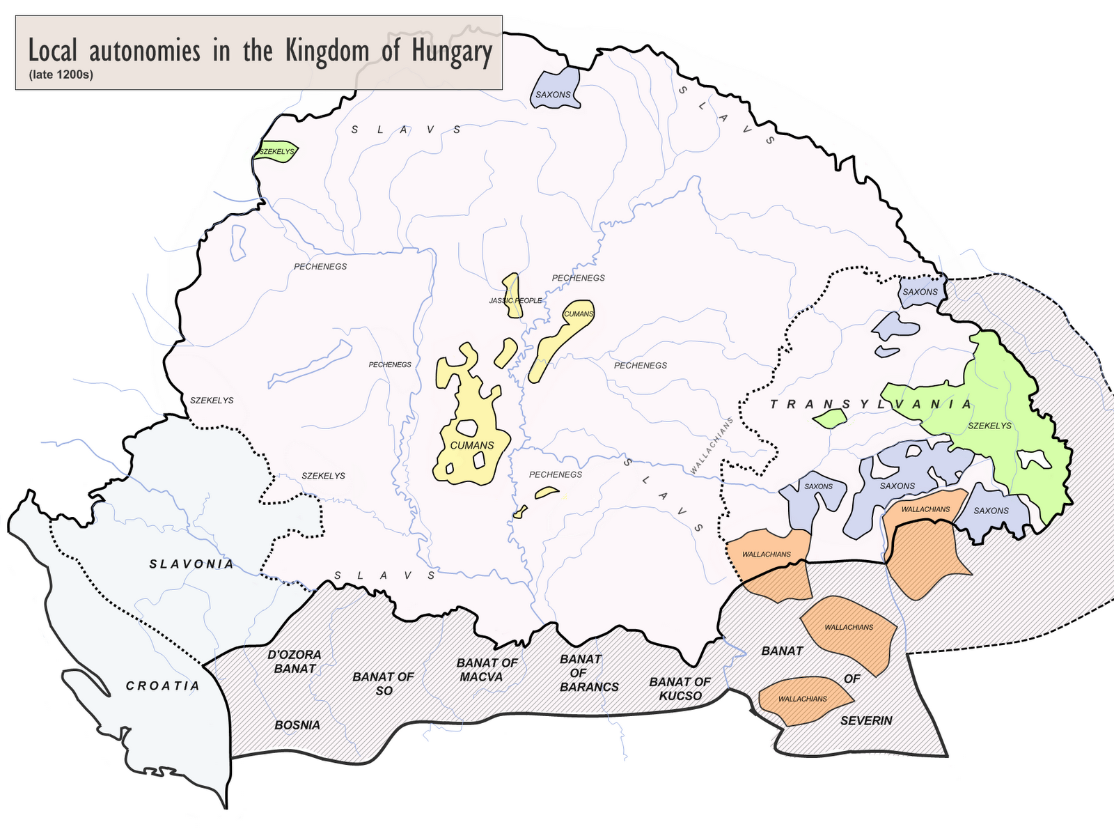 KIPÇAKLAR: KUMAN KIPÇAK HARİTA