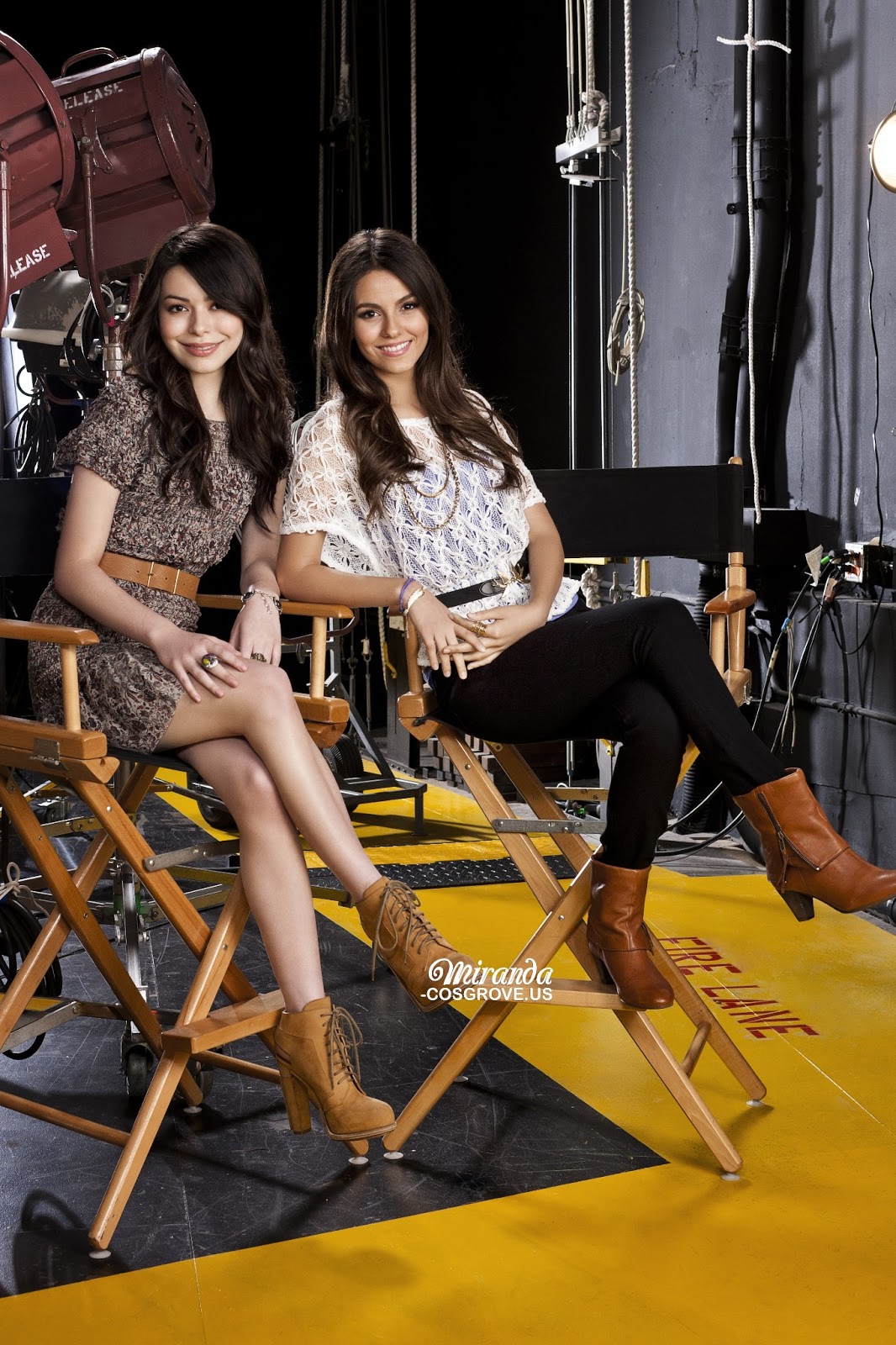 Nick-Dan: Nuevas photoshoots de Miranda cosgrove y Victoria justice