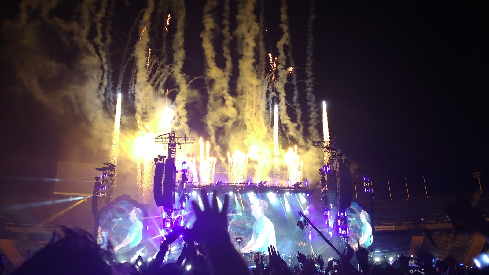 Watching Coldplay Live In Concert