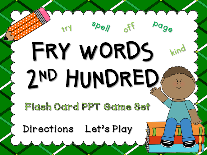 Teacher Gameroom: New Games: Counting Pumpkins and Fry's 2nd 100 Words
