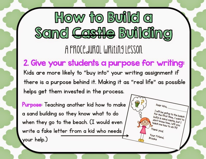 Primary Chalkboard: Transforming a Simple Writing Lesson: How to Build ...