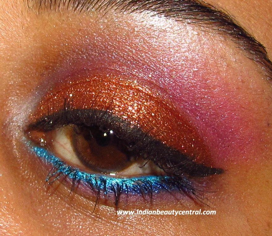 Indian Beauty Central: MAC Copper Sparkle Eye makeup Look