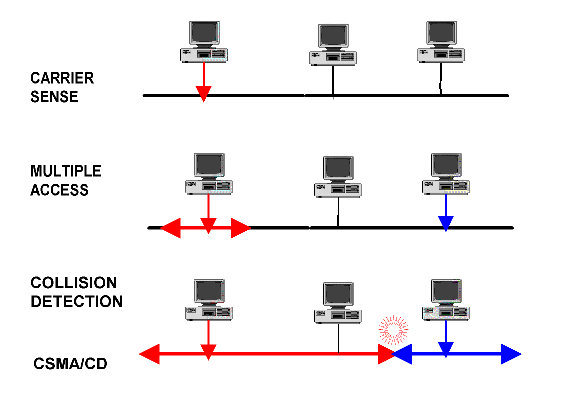 REDES DIGITALES : Protocolo CSMA