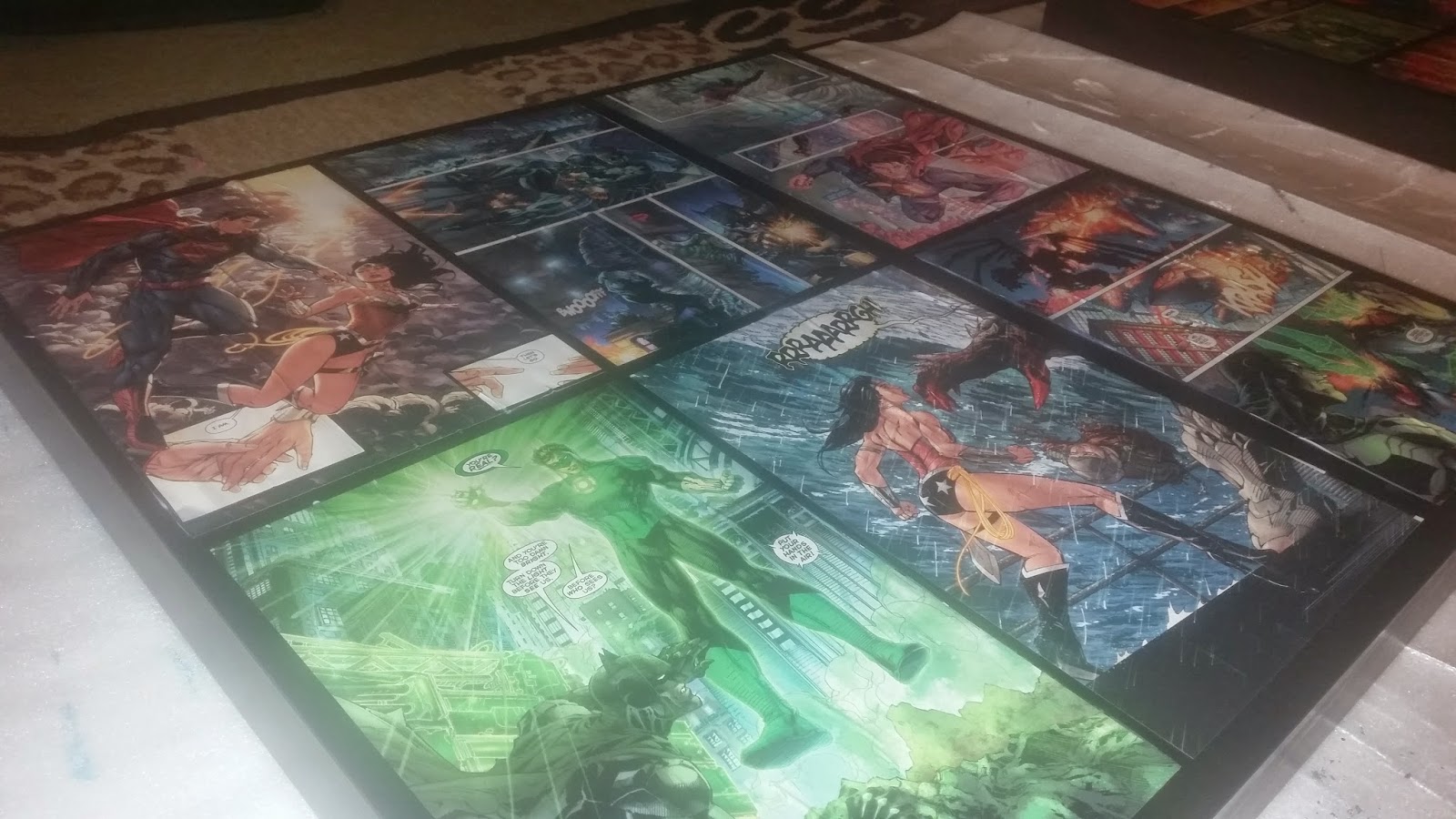 Batcave Living: DIY Comic Book Table