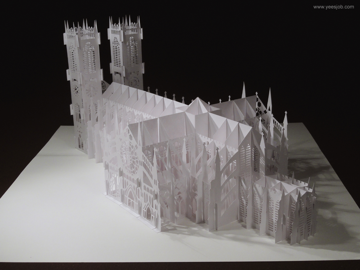 The Kingdom of Origami Architecture: The Westminster Abbey Origami ...