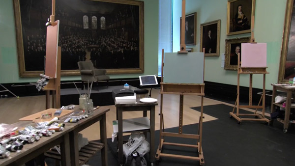 MAKING A MARK: Duncan Shoosmith is Portrait Artist of the Year 2019