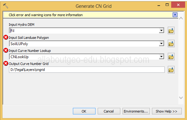 Mengatasi Error 99999 Generate CN Grid HEC-GeoHMS di ArcGIS