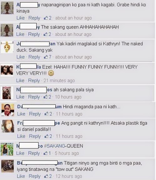 Bashers dubbed Kathryn Bernardo as "SAKANG QUEEN"; fans to the rescue ...