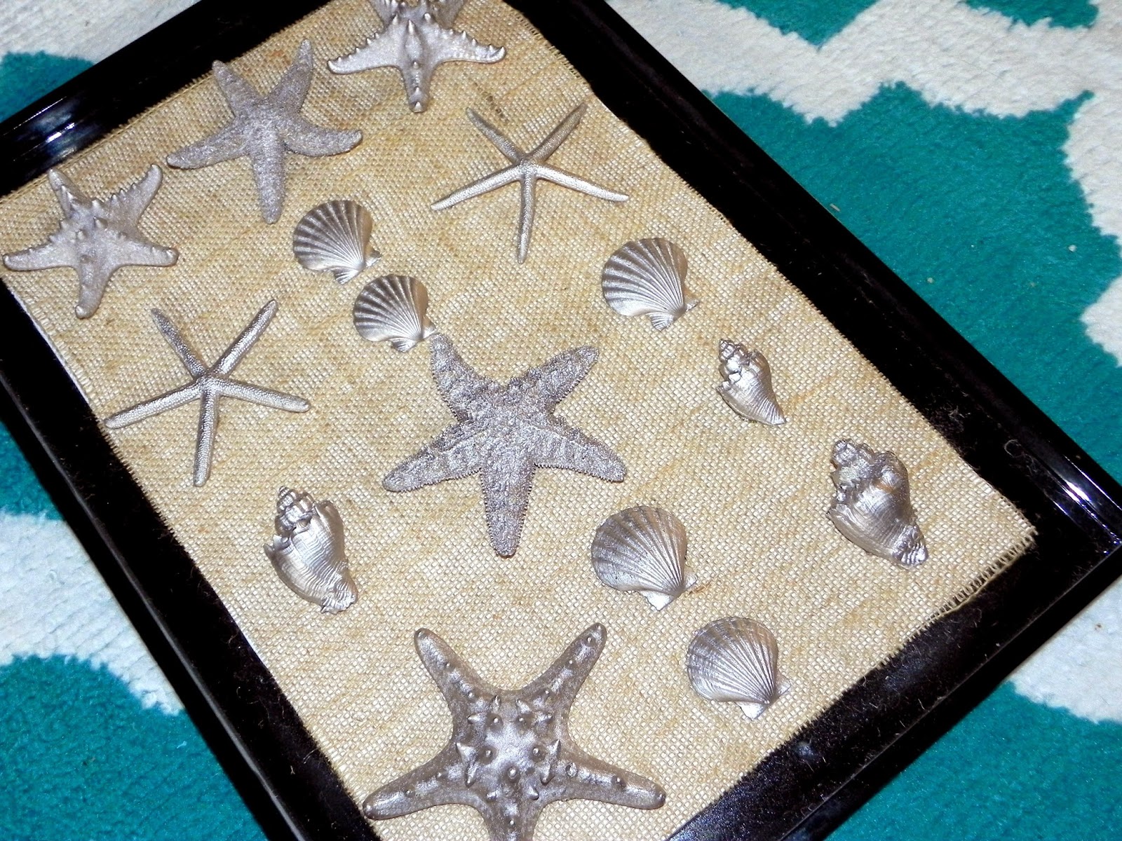 Smart n Snazzy: DIY ~ Gilded Seashell Art