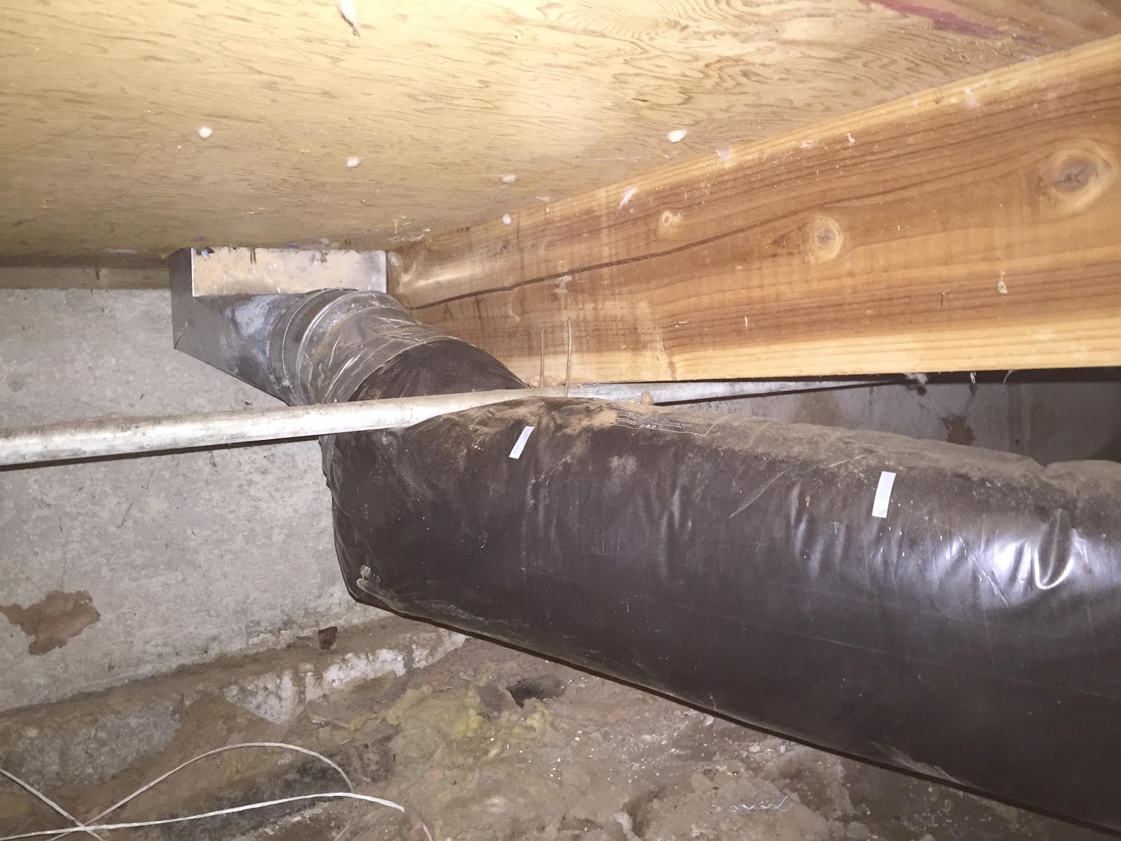 Crawlspace Duct Work