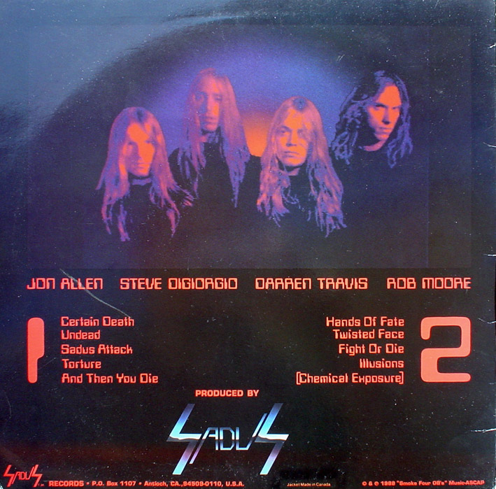 EL MUNDO THRASH EN LOS 80S: SADUS