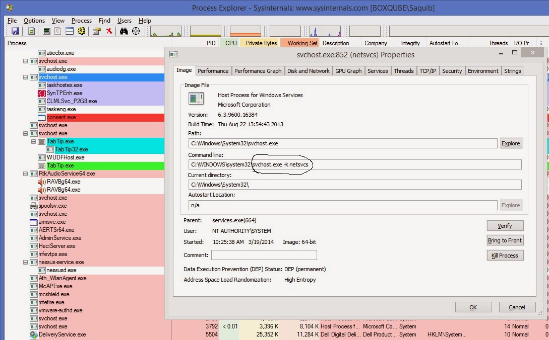 Microsoft Windows Security: Application Information Service - The heart ...
