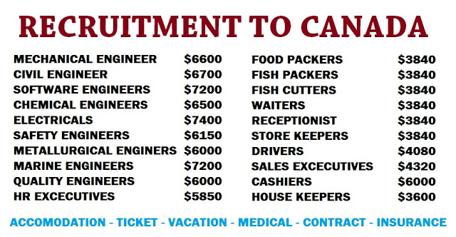 CANADA JOB OPENING - WORK AND LIVE IN CANADA - CANADA JOB VACANCIES