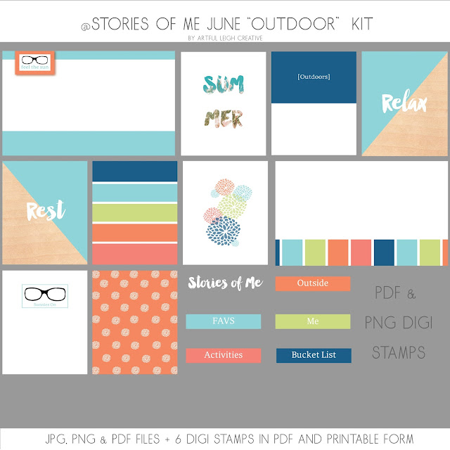 ARTFUL LEIGH: Two free digital kits for pocket page scrapbooking and ...