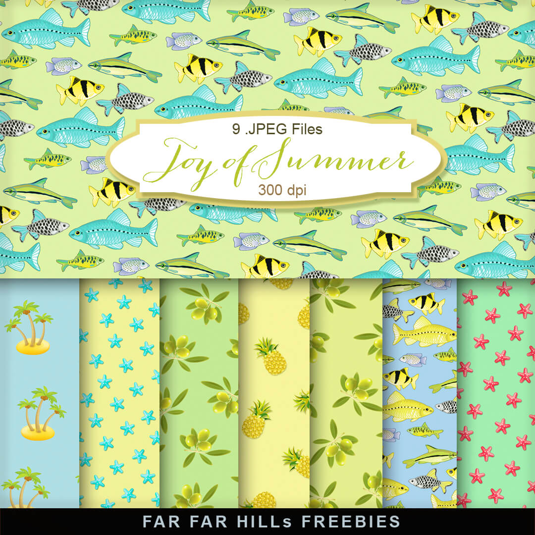 New Freebies Kit of Backgrounds - Joy of Summer:Far Far Hill - Free ...