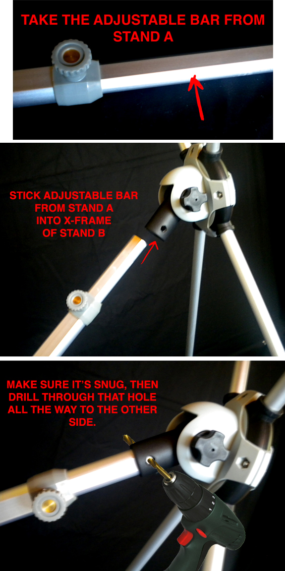 The Blog of Mark Harmon Illustration: How to make a height adjustable X ...