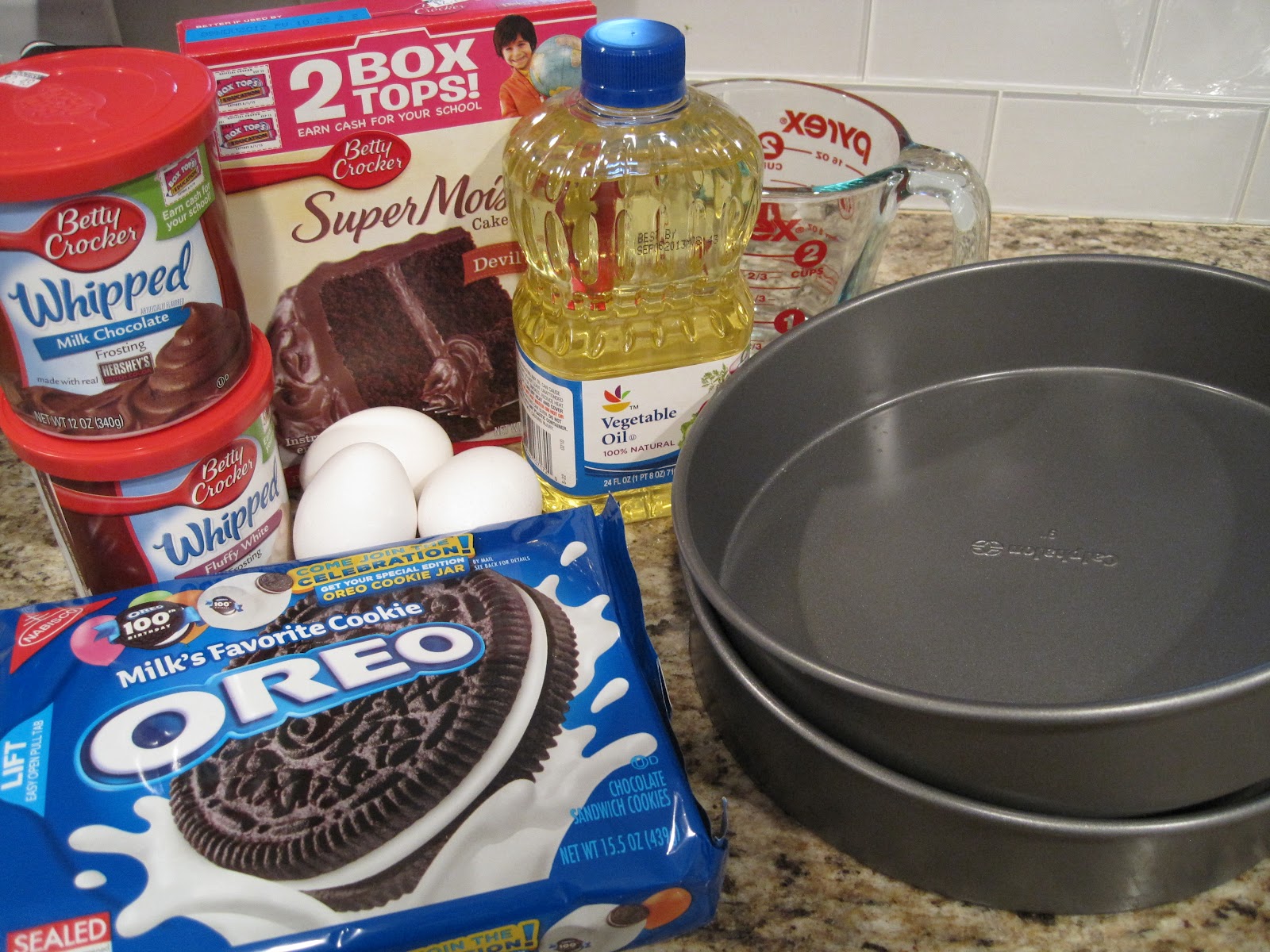 At Home When Im With You: Box Cake Mix with an Oreo Kick