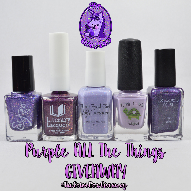 The Color Box Purple ALL The Things Giveaway! - Manna's Manis