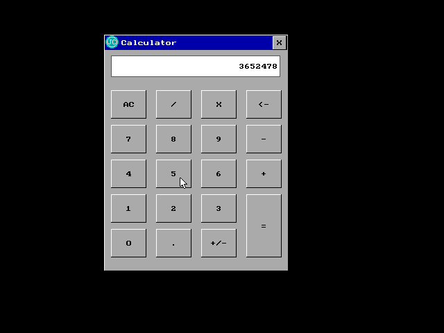 GUI Calculator : Turbo C++ - JustdoCodings