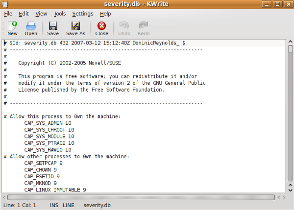 Kwrite un semplice editor di testo con alcune caratteristiche molto ...